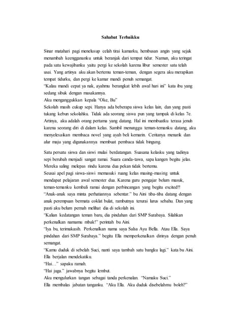 Skrip cerita pertandingan bercerita bahasa melayu | DOCX