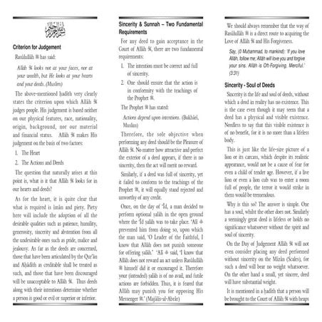 Sincerity of Intention | PDF