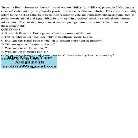 Since the Health Insurance Portability and Accountability Act (HIPAA.pdf