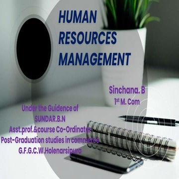 Human resource management | PPT