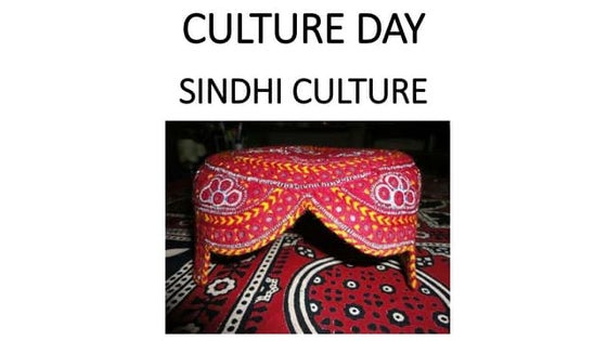 Culture of Sindh | PPT
