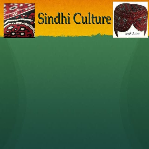 Sindhi culture | PPT