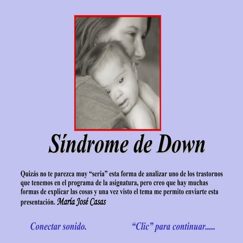 Kit información sobre el síndrome de down | PDF