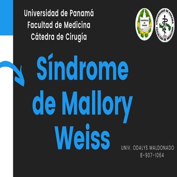 Síndrome de Mallory Weiss | PDF
