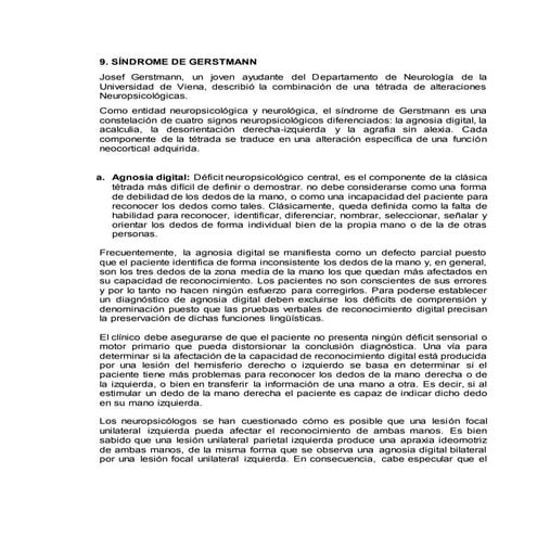 Sindrome gerstmann | DOCX