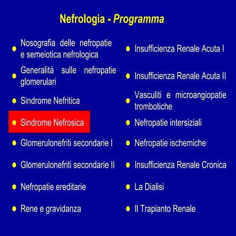 Sindrome nefrosica | PPT