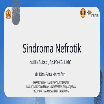 Sindrom Nefrotik Updated Presentation 2021pptx | PPTX
