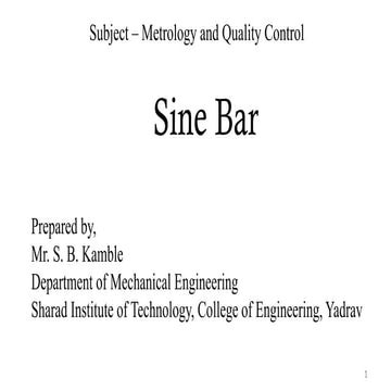 Angle measurement by using Sine Bar.pptx