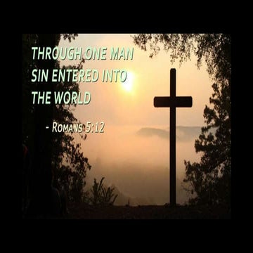 Sin Entered Into The World | PPTX