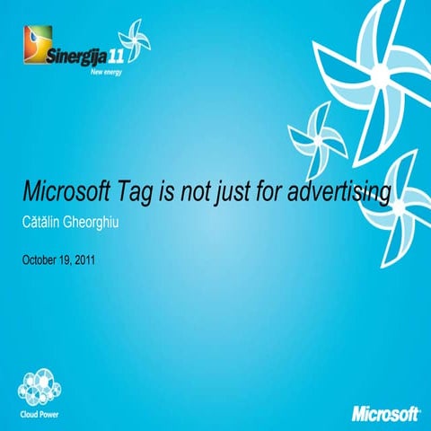 Sinergija 11 Microsoft Tag is not just for advertising! | PPT