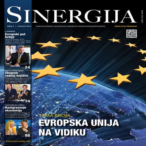 Poslovni žurnal Sinergija - EU na vidiku, avgust 2014. | PDF