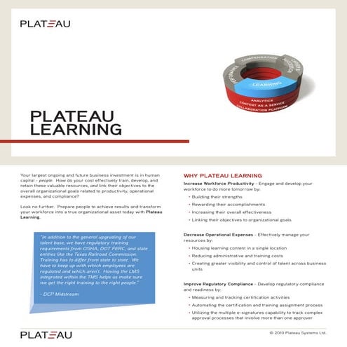 Sinfic Plateau Learning | PDF