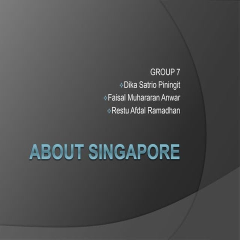 All about Singapore | PPT