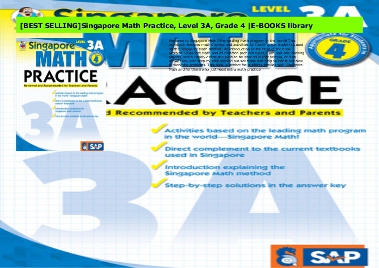 BEST SELLING Singapore Math Practice Level 3A Grade 4 E BOOKS Lib best-selling-singapore-math-practice-level-3a-grade-4-e-books-lib