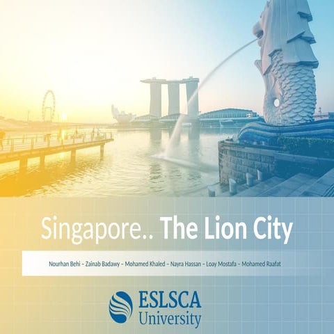 Singapore Development Plan During The Milestones of Millennium | PPTX