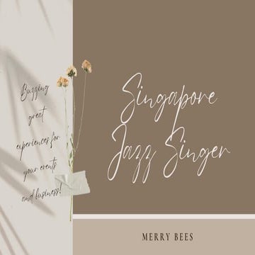 Singapore Jazz Singer | PPTX