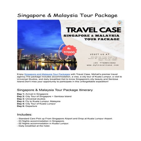 Singapore & Malaysia Tour Package.pdf