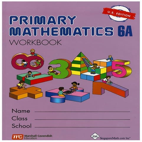 Singapore Math - 6A - Workbook | PDF