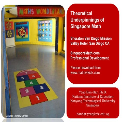 Professional Development for Californian Teaching Teaching Singapore ...