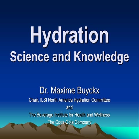 Hydration | PPT