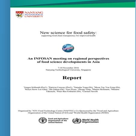 New science for food safety: supporting food chain transparency for ...