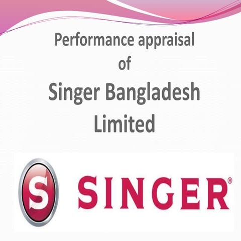 performance appraisal of singer bd ltd | PPTX