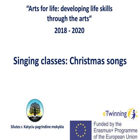 Singing classes Christmas songs | PPTX
