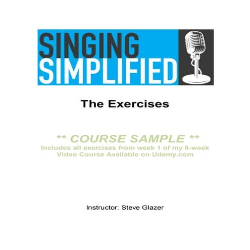 SINGING SIMPLIFIED | DOCX