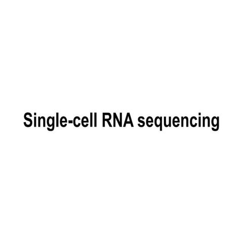 Single-cell RNA sequencing | PDF