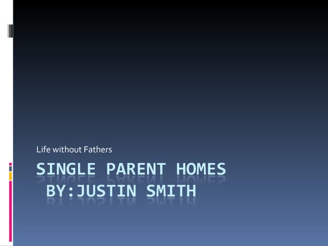 Single parent | PPTX