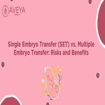 Single Embryo Transfer (SET) vs. Multiple Embryo Transfer Risks and ...