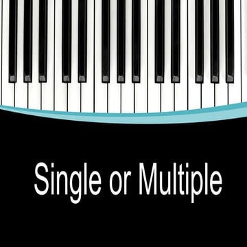 Single or Multiple melodic lines structure | PPTX