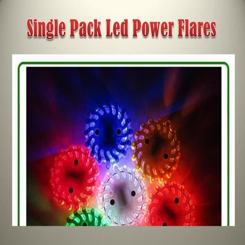 Single pack led power flares | PDF