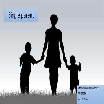 Single parent | PPTX