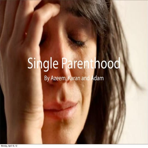 Single parenthood | PDF