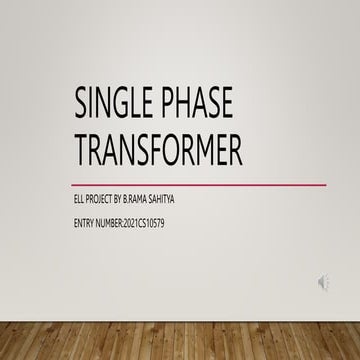 Single phase transformer exp.pptx