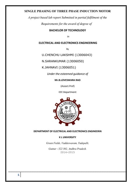 3phase induction motor | PPT
