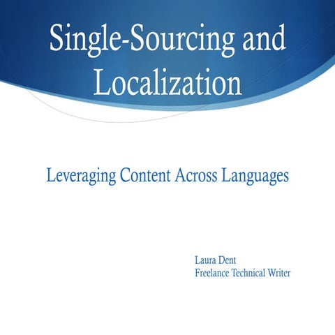 Single-Sourcing and Localization | PDF