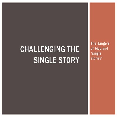 Challenging the "Single Story" | PPTX