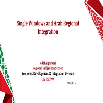 Single window experience sharing workshop - CRIMSONLOGIC | PDF