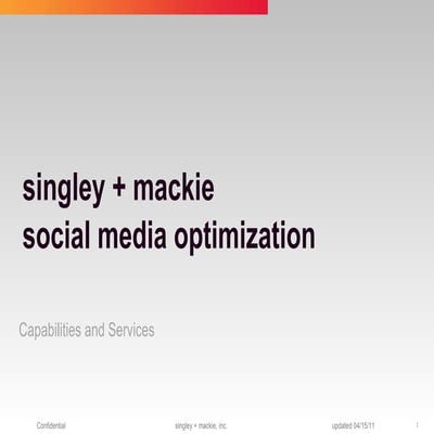 Singley + mackie capabilities and services april 2011 | PPT