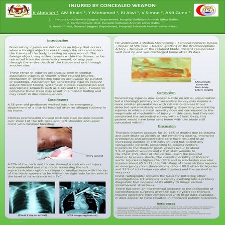 Injury by concealed weapon ( a penetrating trauma case ) | PDF