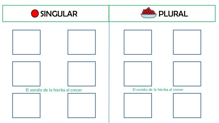 Singular y plural 2