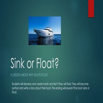 Float and sink | PPTX