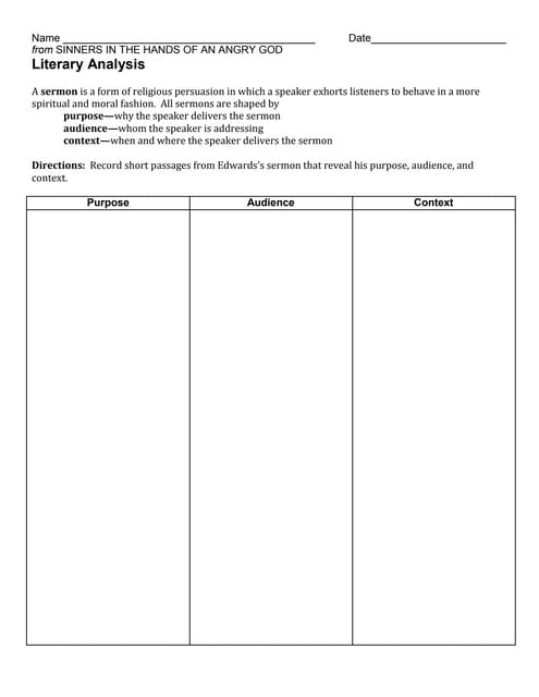 Sermon Preparation Form | PDF