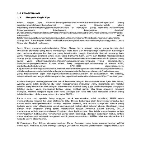 Sinopsis Movie "Eagle Eye" | DOCX