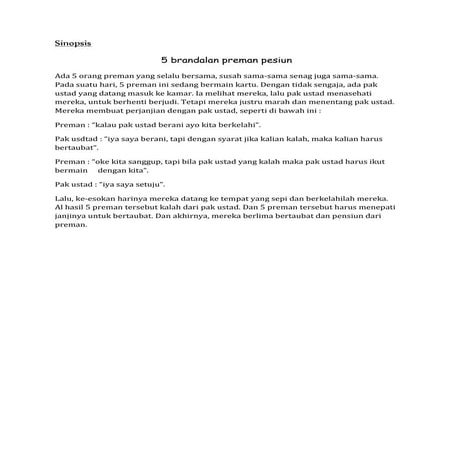 Sinopsis (simdig) | PDF