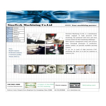 SinoTech Catalog. | PDF