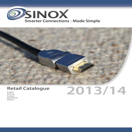 CATALOGO CABLES SINOX 2013 | PDF