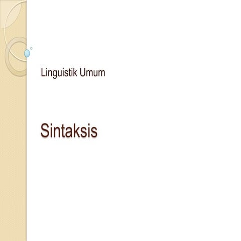 Sintaksis | PPTX